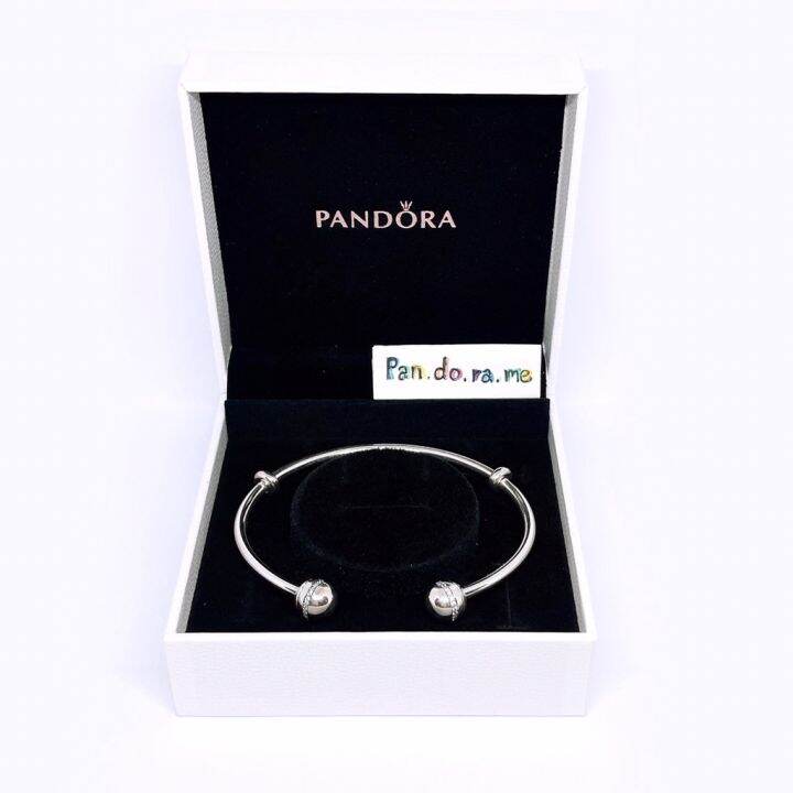 [พร้อมส่ง สินค้าแท้ 💯] Pandora Moments Shooting Star Open Bangle ...