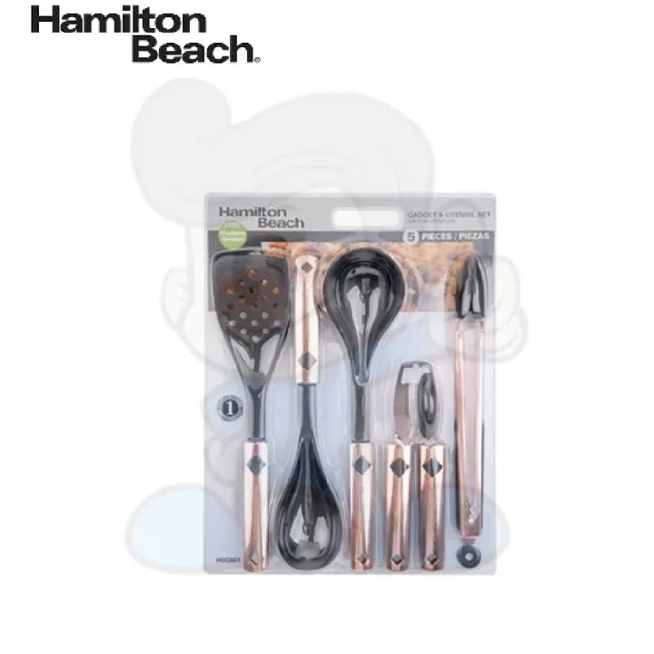 Hamilton Beach Utensil 5pc Set Nylon with Zinc Alloy Copper | Lazada PH