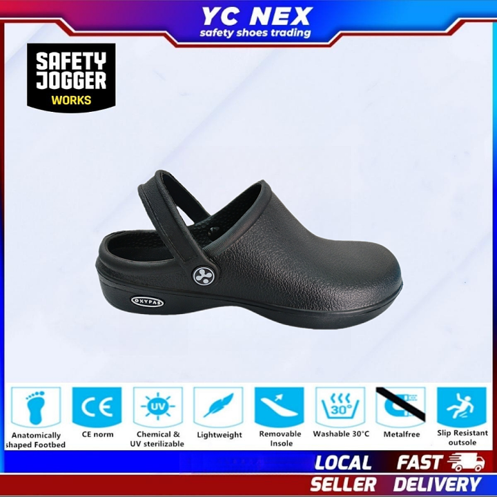 Safety Jogger - Oxypas / Bestlight Safety Clog Chef Shoes Gardening ...