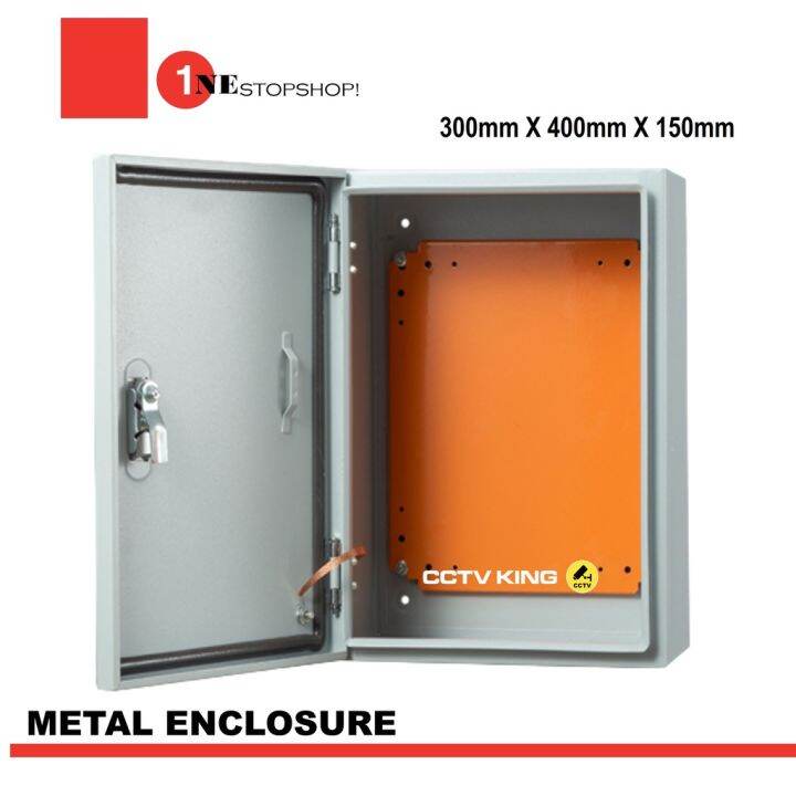 Metal Enclosure Box 300mm x 400mm 150mm☚ | Lazada PH