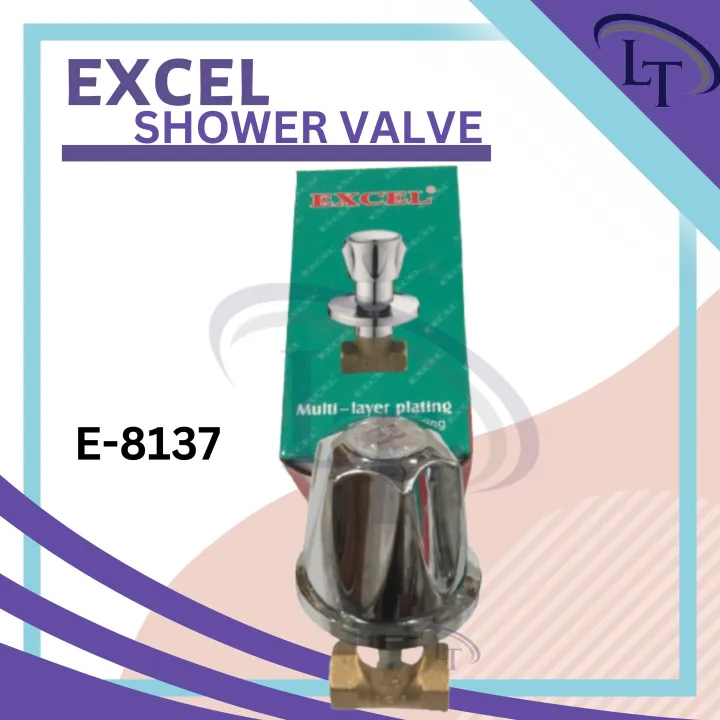 EXCEL BRASS SHOWER VALVES CHROME HANDLE SANITARY WARES | Lazada PH