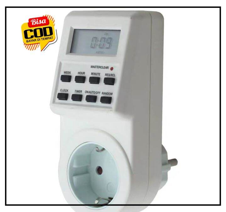 DIGITAL PROGRAM TIMER STOP KONTAK LISTRIK MANUAL/OTOMATIS SNI COM 220V ...