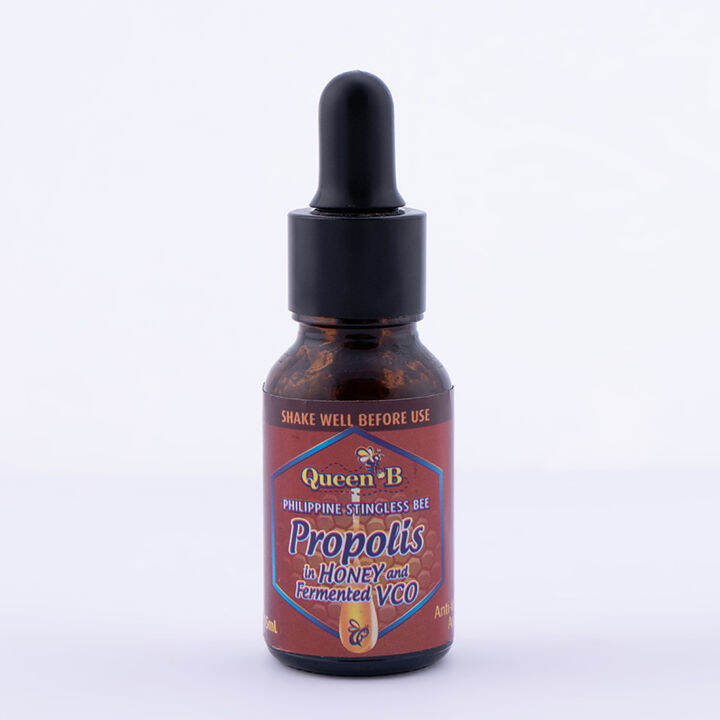 QueenB Apiaries Philippines Stingless Bee Propolis in Honey and Fermented VCO (Exposed Lauric ...