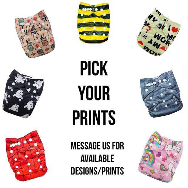 nYZAlva Bundle of 9 Alva Baby Cloth Diapers3-Layer Microfiber Insert ...