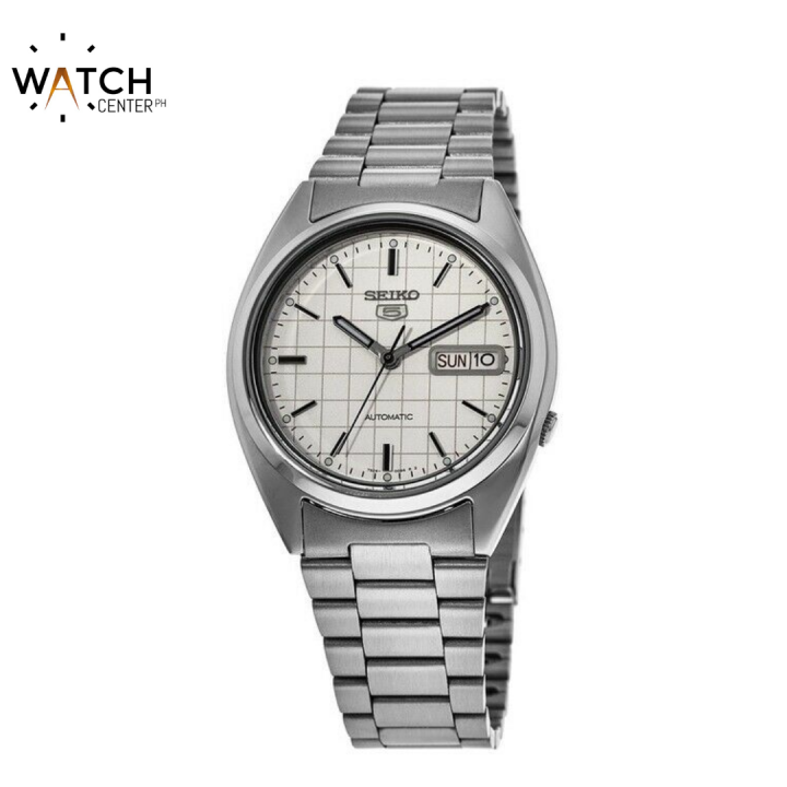 Seiko 5 SNXF05K1 Vintage Look Stainless Steel Automatic Men's Watch ...