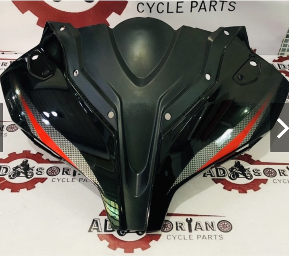 ROUSER RS200 FRONT FAIRING EBONY BLACK WITH DECAL 52DT0195 | Lazada PH
