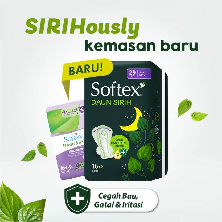 Softex Daun Sirih 29Cm Pembalut Wanita | Lazada Indonesia