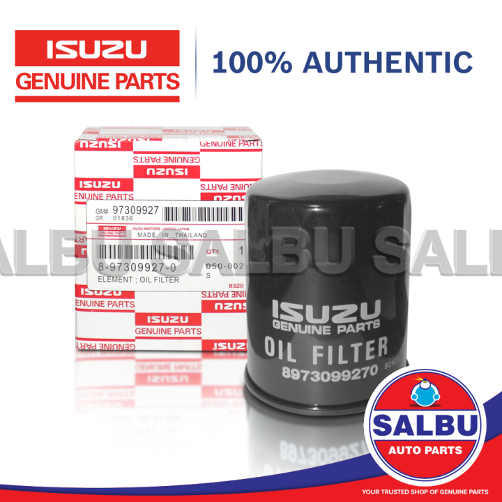 ISUZU Oil Filter for TRAVIZ 2019 - PRESENT ISUZU GENUINE PARTS ...