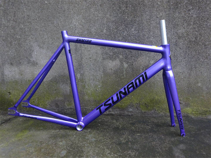 New Hot TSUNAMI SNM100 Frameset Fixed Gear 700c Aluminum Frame and Fork ...