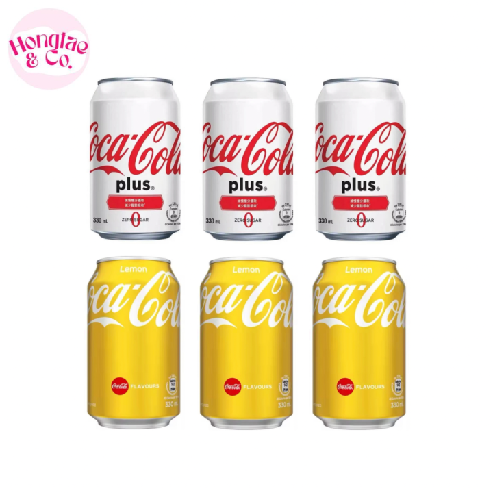 Coke Plus Coke Lemon โค้กพลัส โค้กเลม่อน น้ำอัดลมนำเข้า 330ml | Lazada.co.th