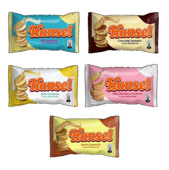 Hansel Sandwich Cream-Filled Biscuits 31g x 10 pcs | Lazada PH