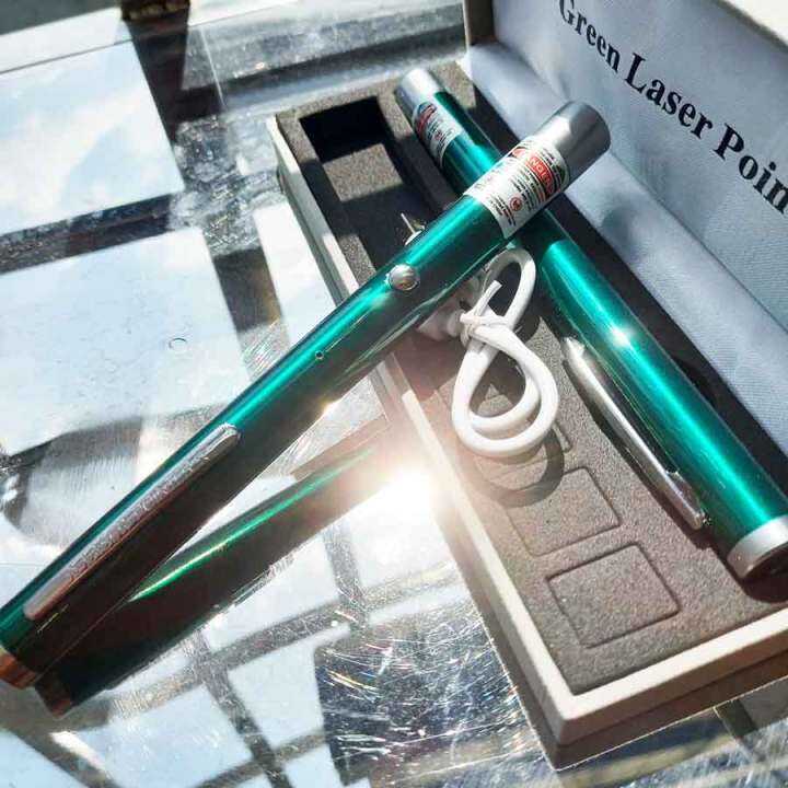 Bút Laze Laser Công Trình Sạc USB Tia Xanh Lá Vỏ Xanh Lá Giá Rẻ 2023 ...