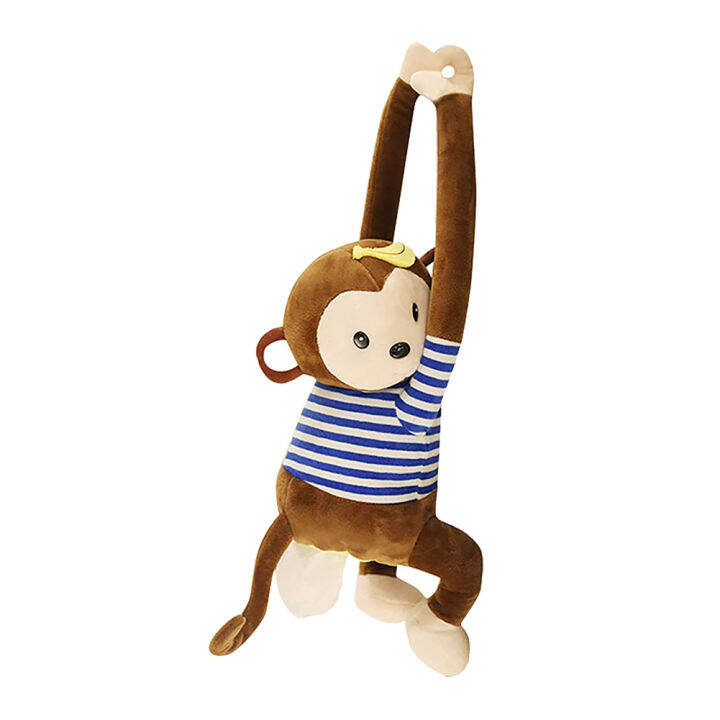 【HOMP】 Creative Monkey Tissue Box Cartoon Monkey Tissue Box Holder Toy ...