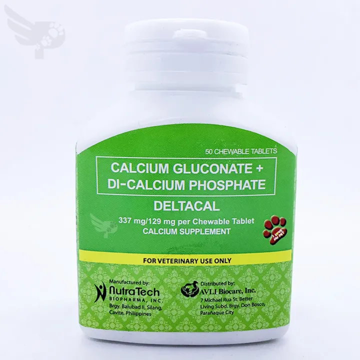 DELTACAL (50 tablets x 1 bottle) - NUTRATECH - Calcium Supplement for ...