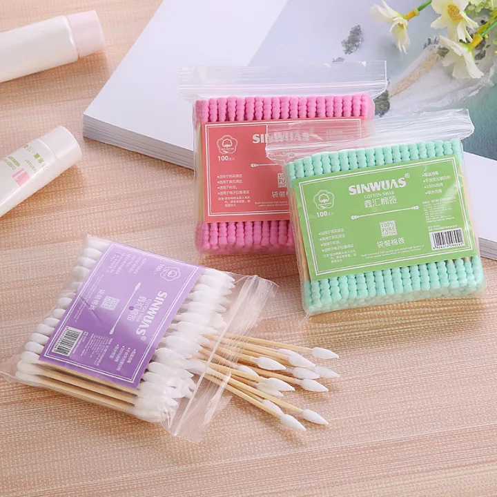 Baby Cotton Swabs Thin Buds 100pcs/pack | Lazada PH