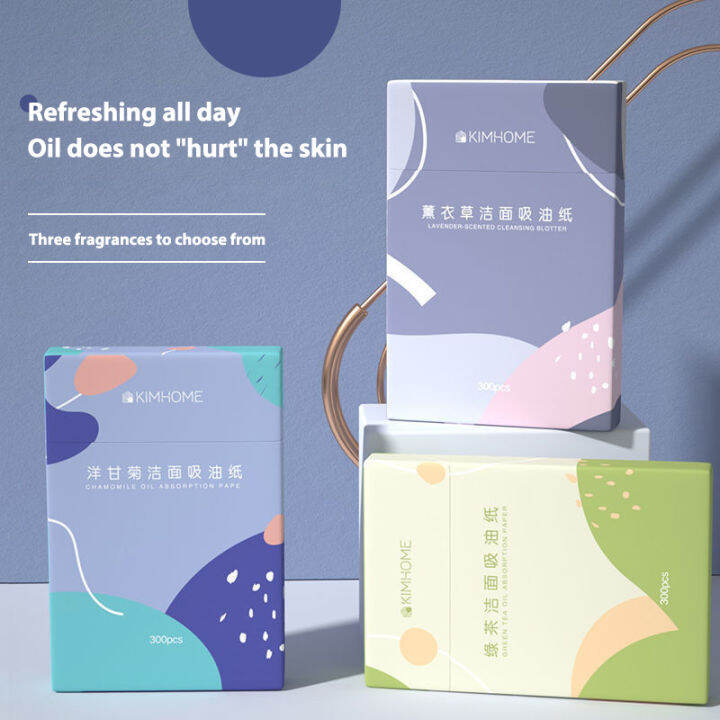 Natural Green Tea Oil Absorbing Tissues Premium Face Oil Blotting Paper ...