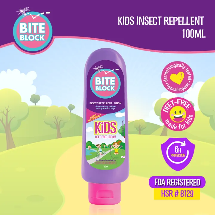Bite Block Kids Insect Repellent 100mL Lotion | Lazada PH