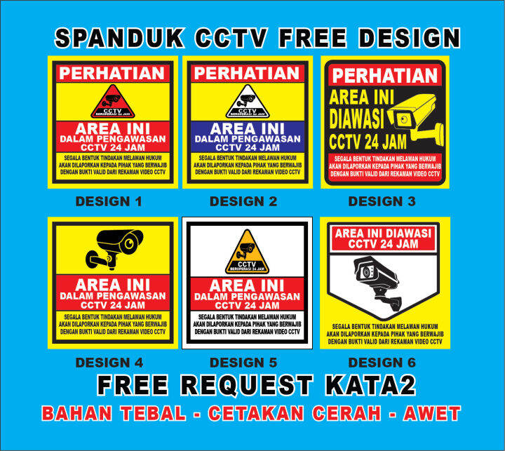 SPANDUK BANNER CCTV | Lazada Indonesia