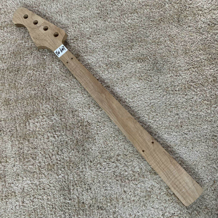 DIY Material 4 String Electric Bass Unfinished Neck Roasted Maple LOW ...