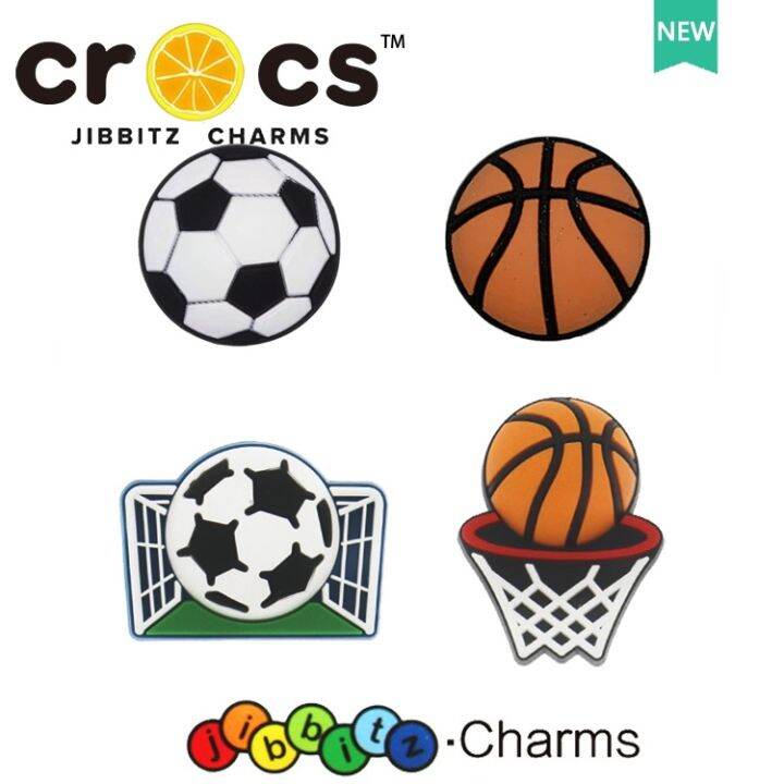 jibbitz cross charms Football Basketball Series Hole Shoes Accessories ...