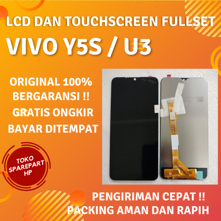 Lcd Hp Vivo Y5 S - Y5S Fullset Layar Touchscreen Original | Lazada ...