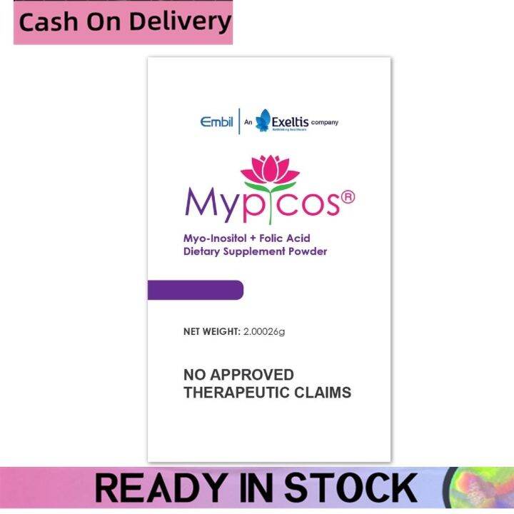 MYPICOS Myo-Inositol Folic Acid Dietary Supplement Powder 2g (sold per ...