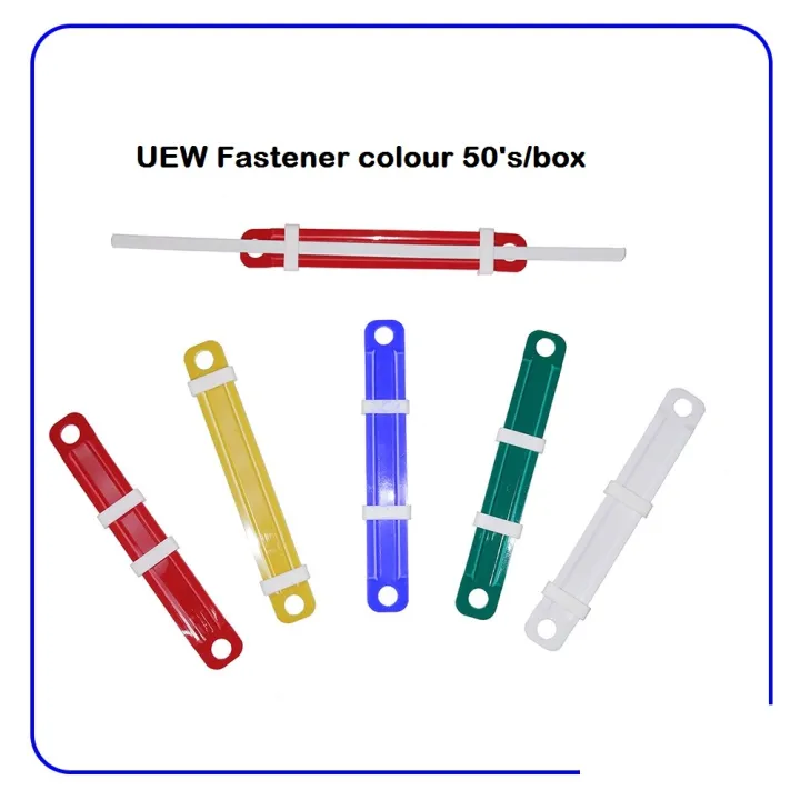 UEW Plastic Fastener U-62 Colour 50's | Lazada