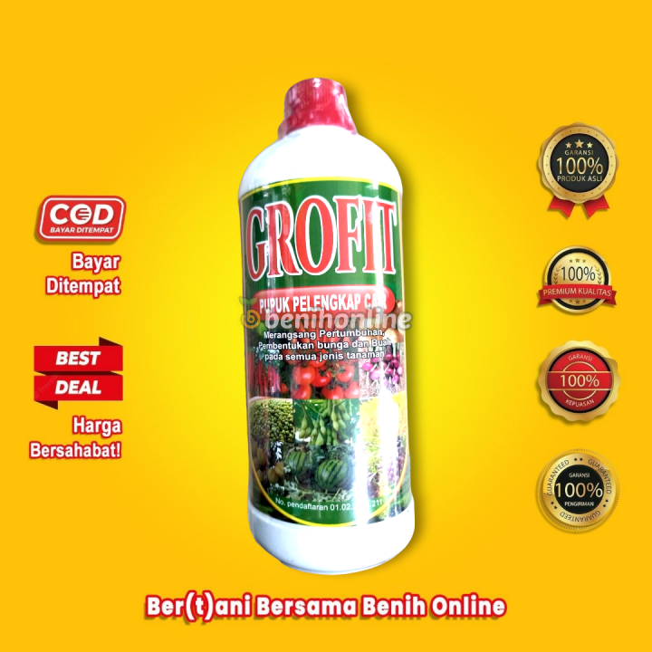 PUPUK PELENGKAP CAIR GROFIT 1 L pupuk cair fase generatif/pembungaan ...