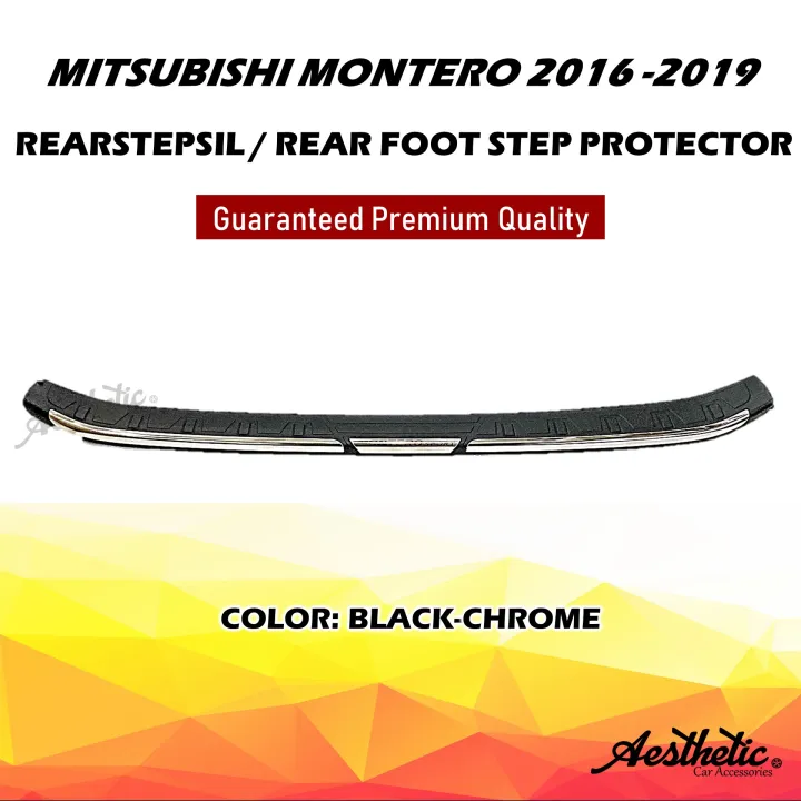 Mitsubishi Montero 2016-2019 Rear Stepsill Rear Step Protector Rear ...