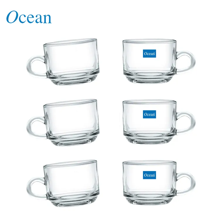 Ocean Stack Tea Cup 7 OZ. - 200 ML Set of 6 | Lazada PH
