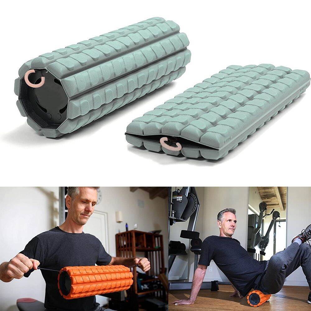 【HUhu】 Brazyn Morph Foam Roller (Alpha-Sage): Collapsible Travel Foam ...