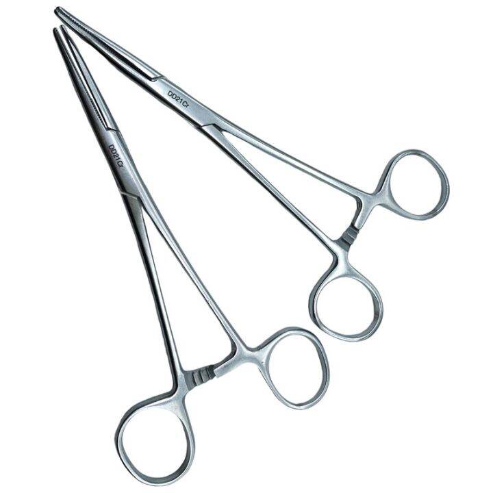 1pc Stainless Steel Hemostatic Forceps Surgical Forceps Tool Hemostat Locking Clamps Forceps ...