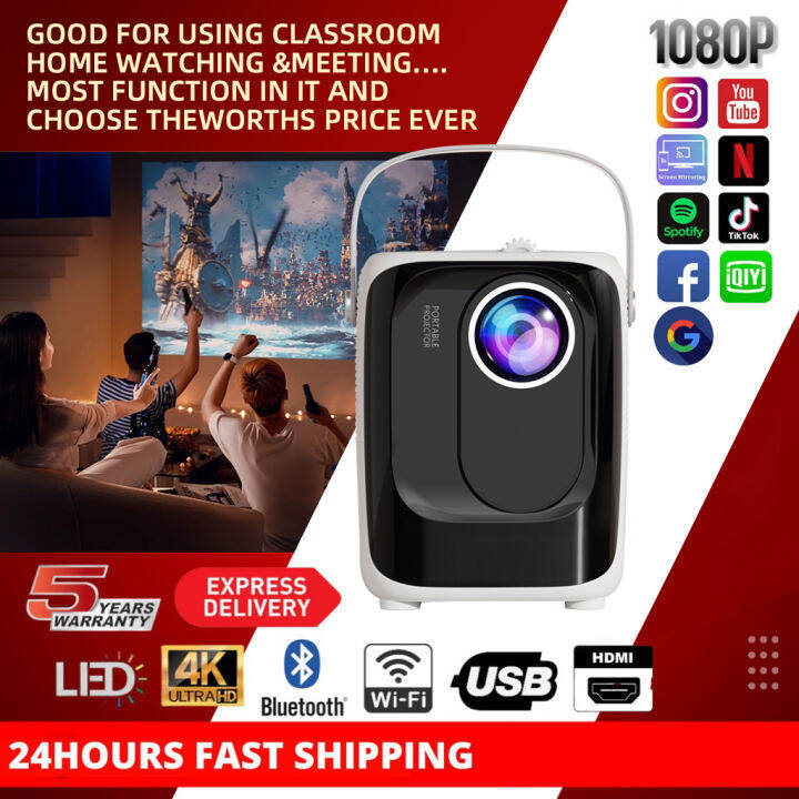 XIAOMI MIJIA Android smart Projector for Phone 1080P WiFi Lcd Home ...