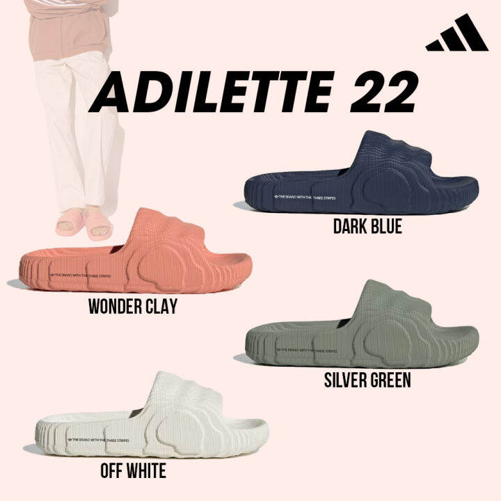 Adidas Collection รองเท้าแตะ รองเท้า Adilette 22 Slides IG7497/ IG8263 ...