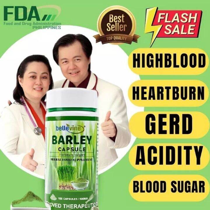 fg Original BARLEY 100% organic 100 capsules | Lazada PH