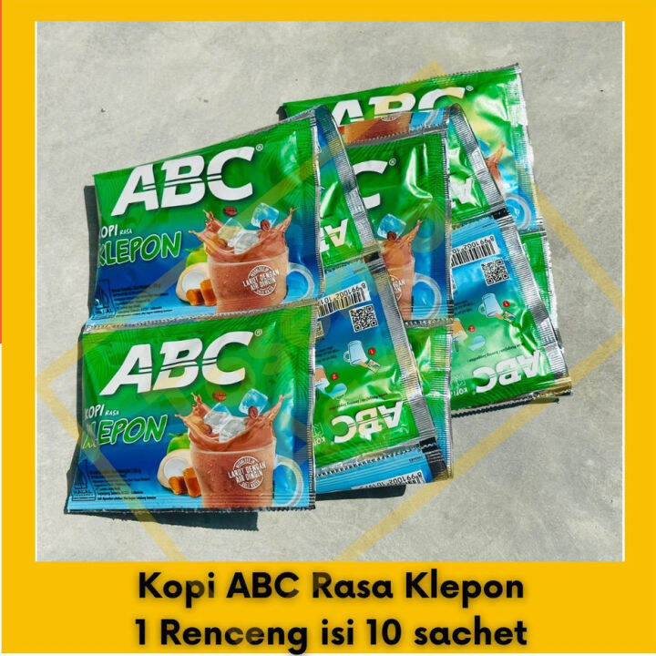 { 1 renceng isi 10 } - ABC Kopi Rasa Klepon Kopi Sachet | Lazada Indonesia