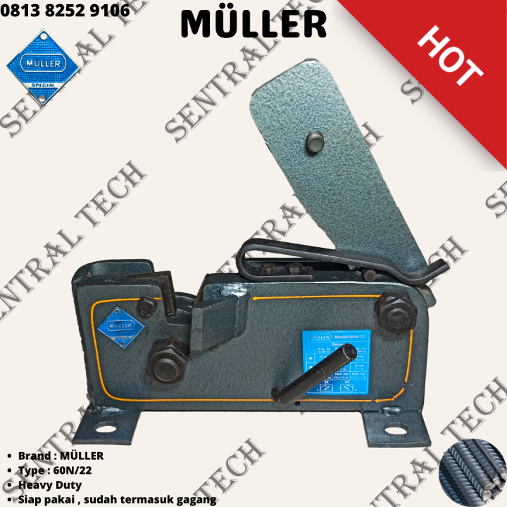 Gunting Besi Beton MULLER 60N/22 / Pemotong Besi MULLER 60N/22 ...