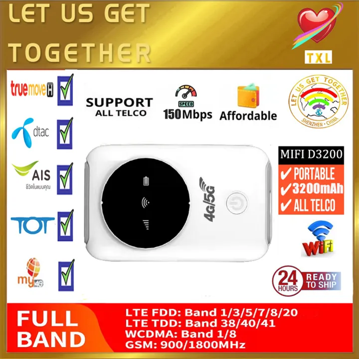4G LTE Wifi Router 150Mbps Mini Mobile Hotspot Portable Car Mifi Modem ...