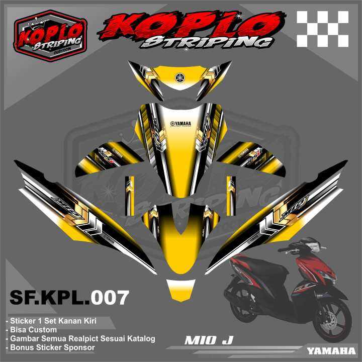 Sticker Decal Full Body Motor Yamaha Mio J - Sticker Decal Full Body ...