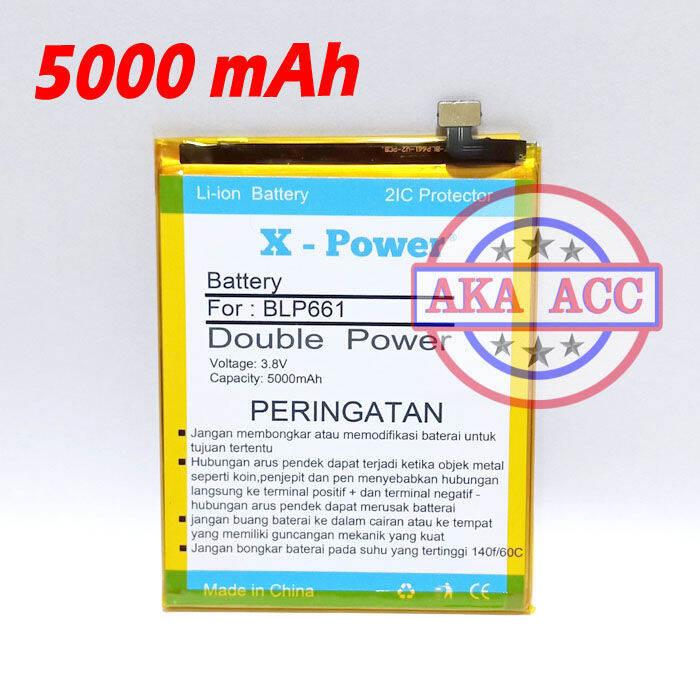 Baterai Oppo F7 CPH1819 BLP661 Batu Batre Tanam Double Power | Lazada ...