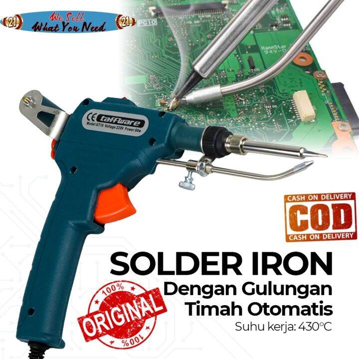 Solder Inovatif Daya 60 W 430 derajat Celcius dengan Desain Pistol ...