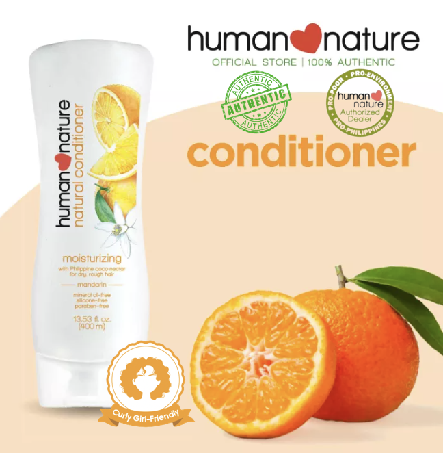 Human Nature Mandarin Moisturizing Natural Conditioner SLS-Free, CGM ...