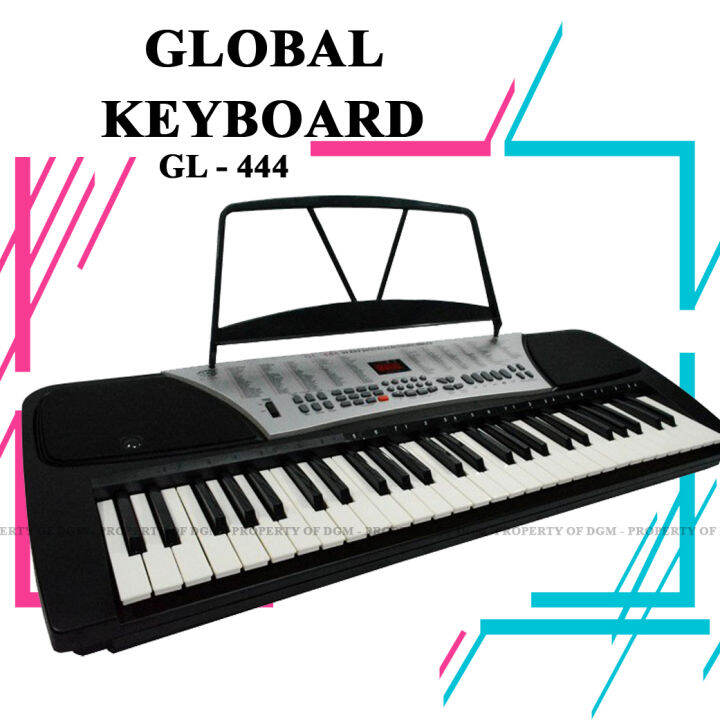 Electronic Keyboard Piano Global GL-444 | Lazada PH