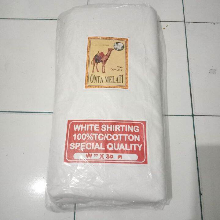 Mori Kain Mori Lebar 115 cm Harga Per Meter Kain Kafan Kain Putih ...