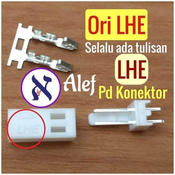 10Pasang Konektor 2 Pin White Housing 2510 LHE Socket Soket 2pin JST ...