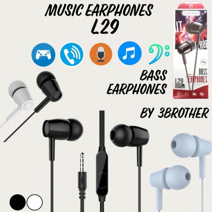 Headset L29 Hi-fi stereo Audio sound Earphone L29 High Quality | Lazada ...