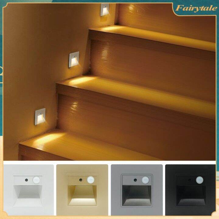 Intelligent Night Lamp Pir Motion Sensor Led Led Stair Light Recessed ...