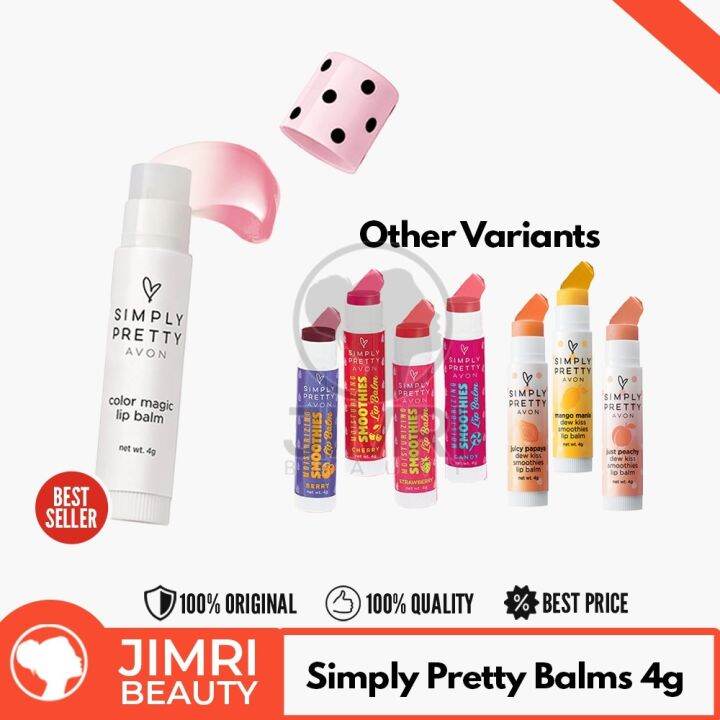Avon Simply Pretty Lip Balm (Dew Kiss Smoothies Magic) | Lazada PH