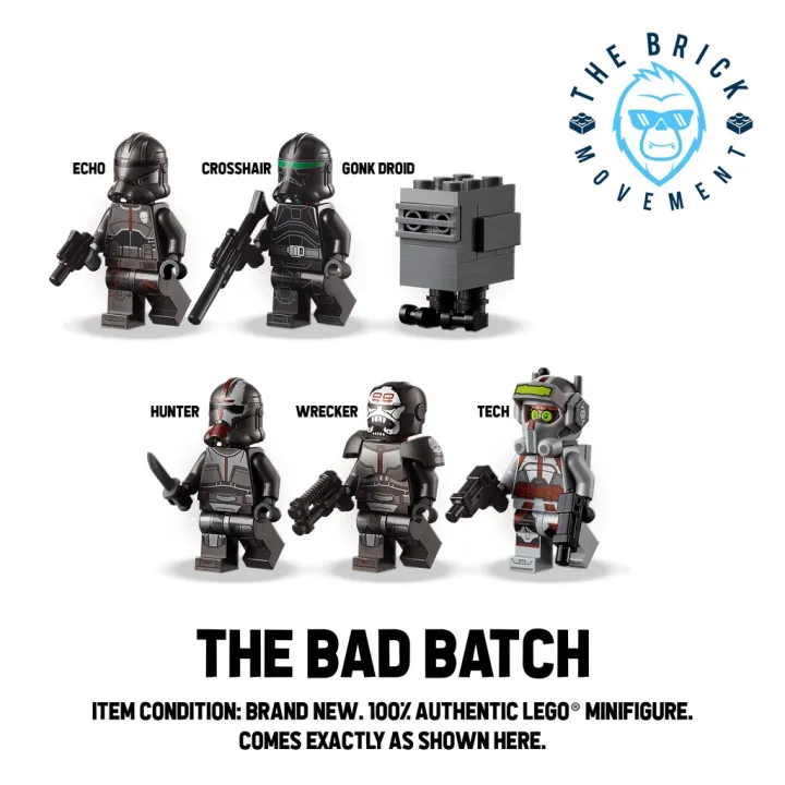 OJM181 LEGO STAR WARS The Bad Batch Minifigure Lot | Lazada PH