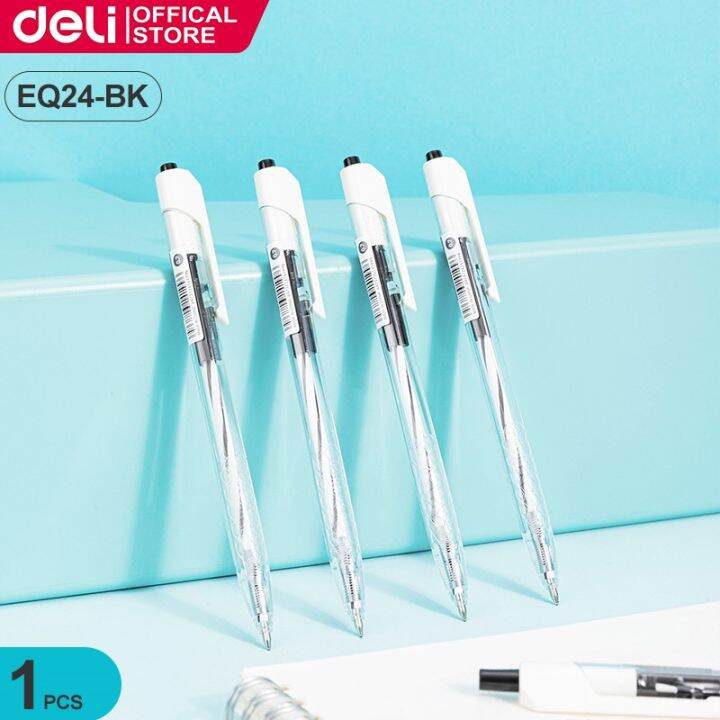 Deli Arrow Ballpoint Ballpen 0.7mm 1pc EQ24-BK/EQ24-BL | Lazada PH